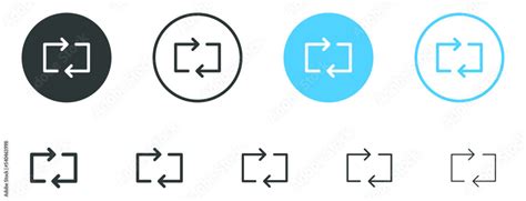 Refresh Icon Sync Repeat And Reload Arrow Icon Symbol Convert Button