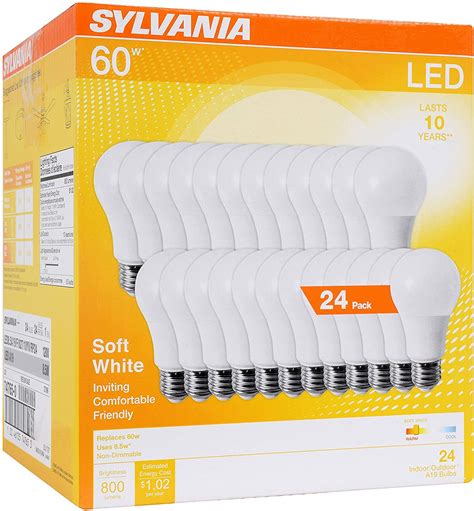 Amazon Lowest Price SYLVANIA General Lighting Efficient W Soft White W Equivalent LED