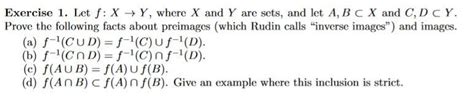 Solved Exercise Let F XY Where X And Y Are Sets And Chegg Com