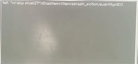Adding A Splash Potion To A Bass Item Command Rminecraftcommands