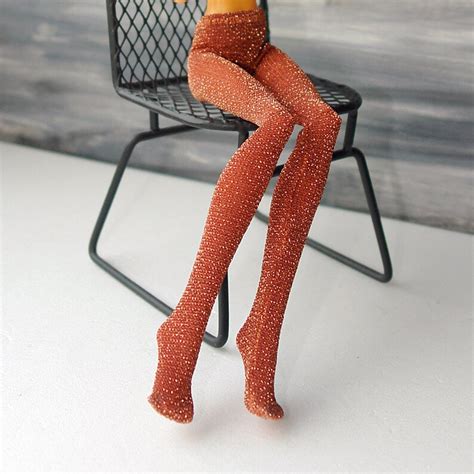 Sparkling Copper Pantyhose Tights For Doll Etsy