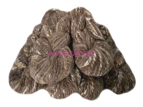 Összes Fonal 250 G Barna Melíros Gyapjú Fonal Tű Kb 35 45 Mm