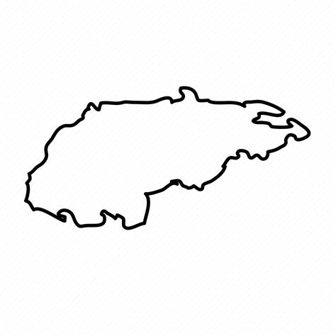 Country Geography Honduras Map World Icon Download On Iconfinder