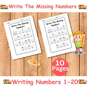 Write The Missing Numbers 1 To 20 By FUN PLANET TPT