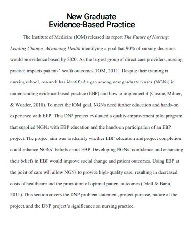 64 Evidence Based Practice Examples To Download