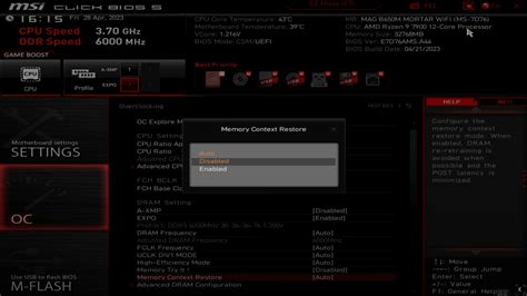 Msi 新增 Memory Context Restore 加快 Am5 主機板開機時間 Xfastest News