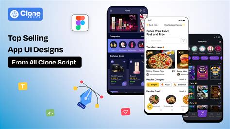Top Selling App Ui Designs From All Clone Script