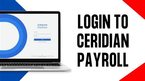 How To Login To Ceridian Payroll Ceridian Dayforce Employee Payroll Youtube