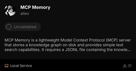 Mcp Memory Mcp Servers · Lobehub