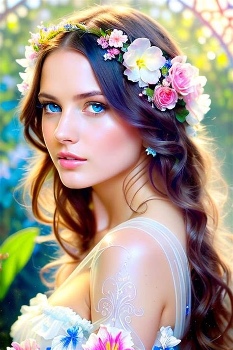 Solve Beautiful Blue Eyed Brunette Jigsaw Puzzle Online With 96 Pieces