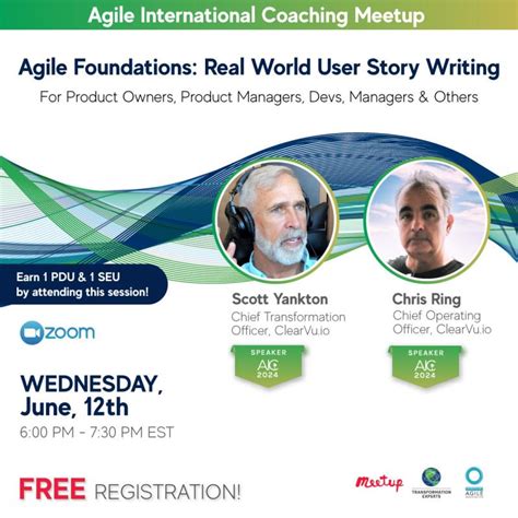 Scott Yankton On Linkedin Agile Foundations Real World User Story Writing For Product Owners…