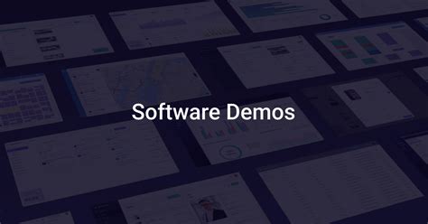 Custom Software Demos XB Software