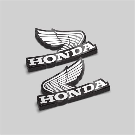 Retro Honda Wing Decals