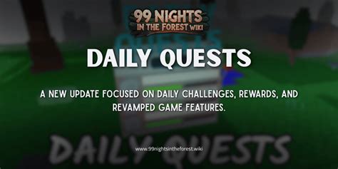 Daily Quests 99 Nights In The Forest Wiki