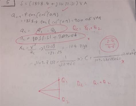 solved 5 an inductive load consisting of r and l in