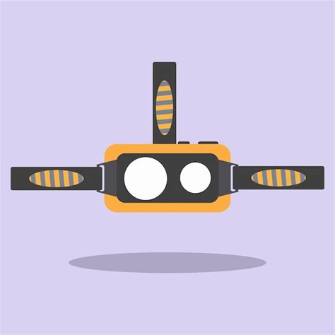 Premium Vector Vector Head Flashlight 3