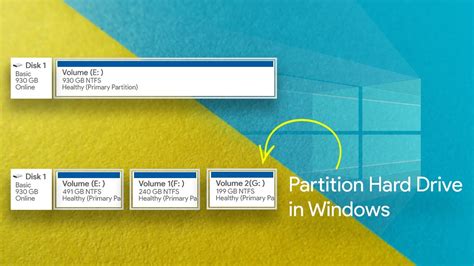 How To Partition Hard Drive In Windows Youtube