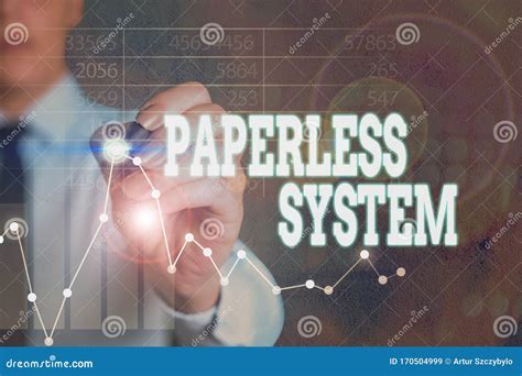 Writing Note Showing Paperless System Business Photo Showcasing Storage Or Communication Of
