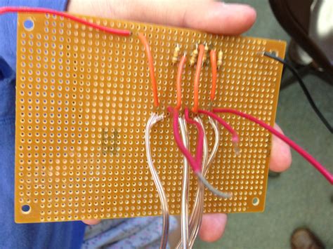 Sensor Based Electronic Art Perf Board Progress