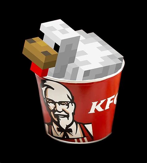 Kfc Minecraft Digital Art By Lyle G Carroll Fine Art America