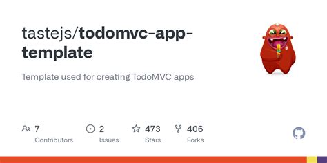 Github Tastejstodomvc App Template Template Used For Creating