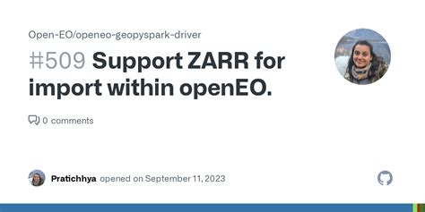 Support ZARR For Import Within OpenEO Issue Open EO Openeo Geopyspark Driver GitHub