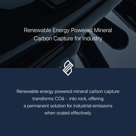 Renewable Energy Powered Mineral Carbon Capture For Industry → Scenario
