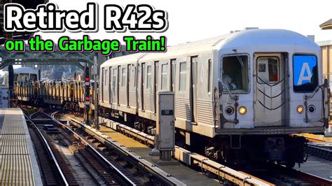 ⁴ᴷ⁶⁰ 1960s Era R42s Hauling The Garbage Train Youtube