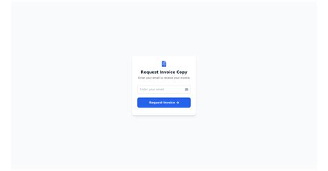 Invoice Request Mobile Free Html Tailwind Component
