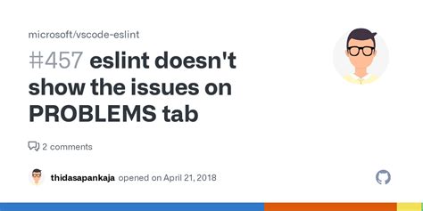 Eslint Doesnt Show The Issues On Problems Tab · Issue 457 · Microsoftvscode Eslint · Github