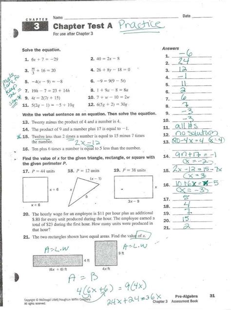 Big Ideas Math Answers Worksheet