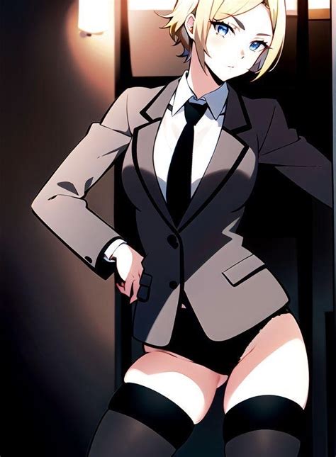 Sexy Blonde Woman Classy Anime Model By Samuraiwesley On Deviantart