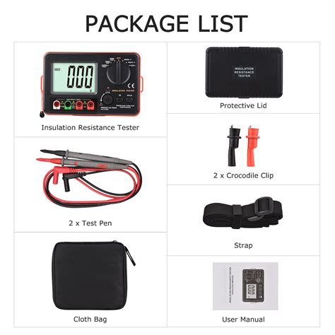 High Voltage Tester Digital Insulation Resistance Tester Megohmmeter