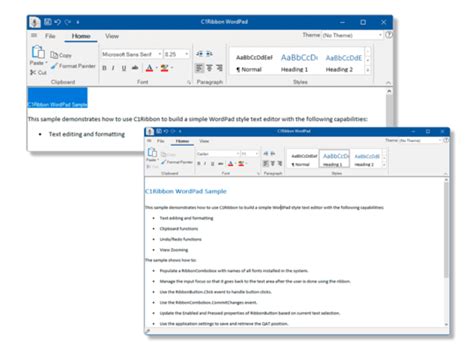 Ribbon Complete Toolbar System