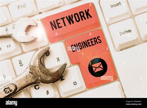Text Sign Showing Network Engineerstechnology Professional Skilled In Computer System Internet