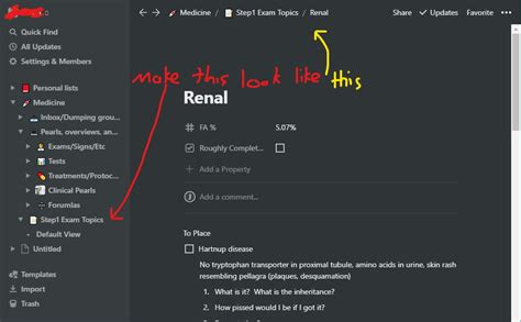 can you put table objects in sidebar r notion