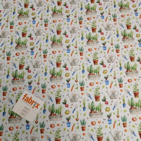 Vegetable Fabric Etsy