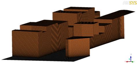 Detail Of The Grid Used In The CFD Model A General View B Detail Download Scientific