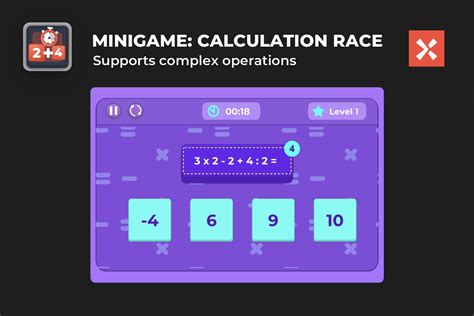 Calculation Race Game Template