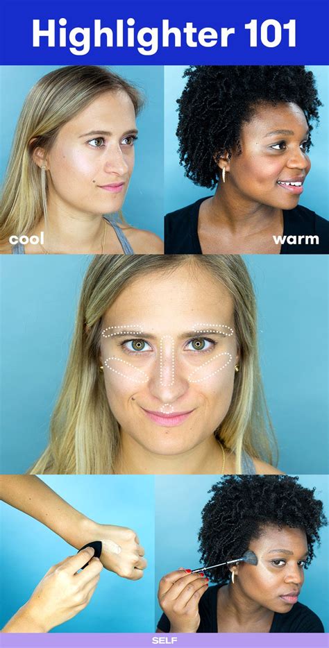 9 Highlighter Tricks To Help You Get Glowy Gorgeous Skin Self
