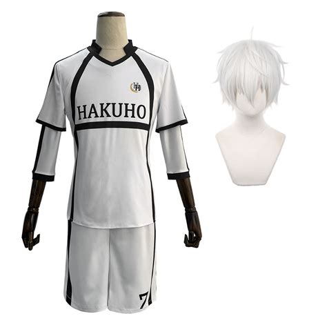 Holoun Blue Lock Cosplay Costume Nagi Reo Jersey Hakuho Football Soccer