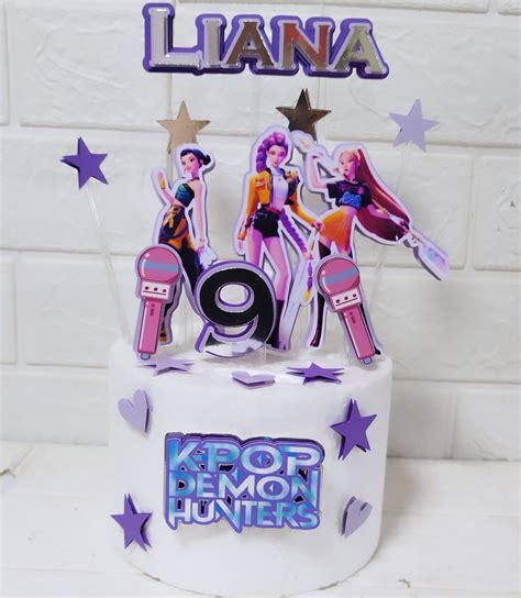 Topo Para Bolo Kpop Kpopdemonhuntersnetflix Topokpop Pap… Em 2025 Ideias Para Decoração De