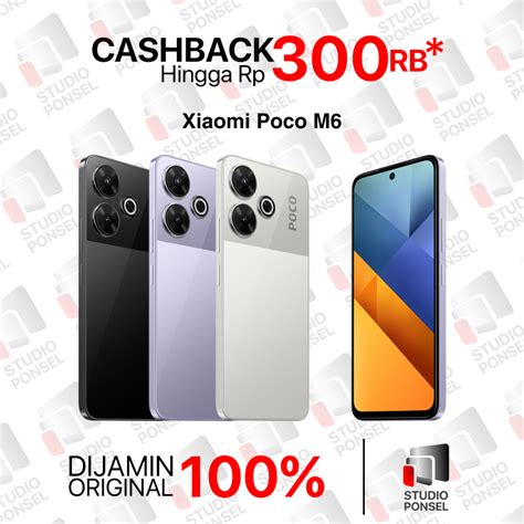 Jual Xiaomi POCO M6 8 256GB Garansi Resmi Shopee Indonesia