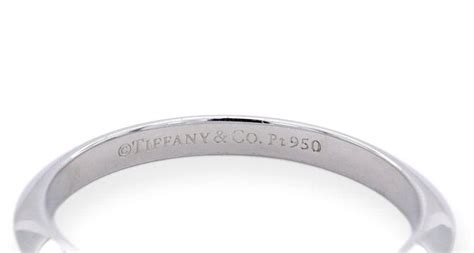 Tiffany And Co Platinum Knife Edge Wedding Band Ring At 1stdibs
