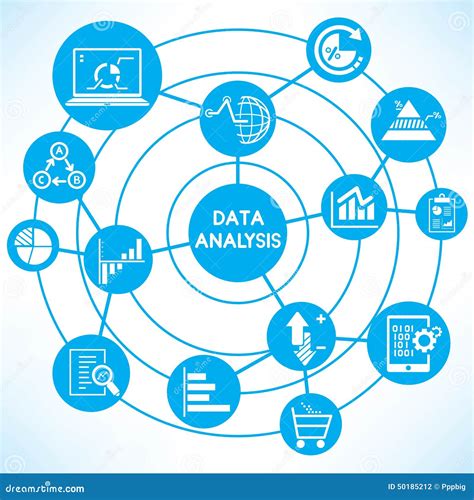 Data Analytics Concept Stock Illustration Illustration Of Glass 50185212