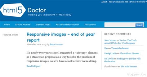 推荐10个适合初学者的 html5 入门教程 云瑞设计