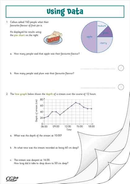 Year 6 Using Data — Maths Assessment Year 6 Cgp Plus