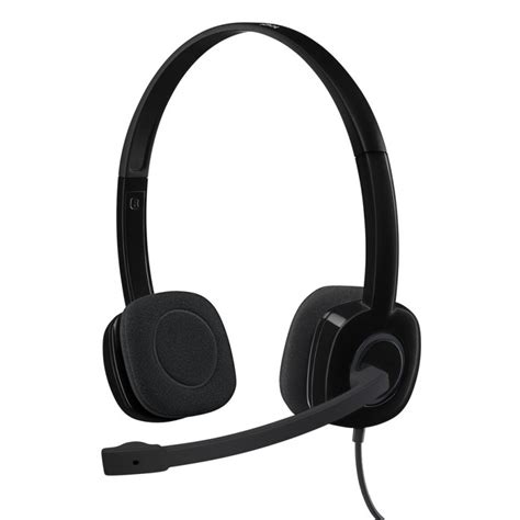 Logitech H Black Wired Headset Geewiz
