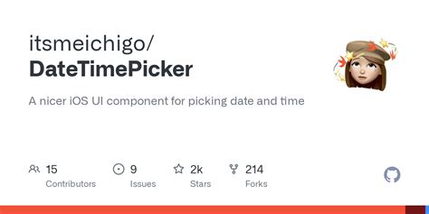 GitHub Itsmeichigo DateTimePicker A Nicer IOS UI Component For Picking Date And Time