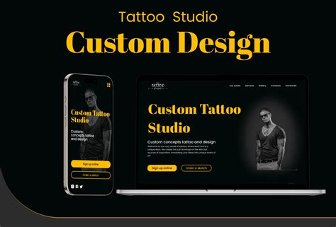 Landing Page Tattoo Redesign Behance